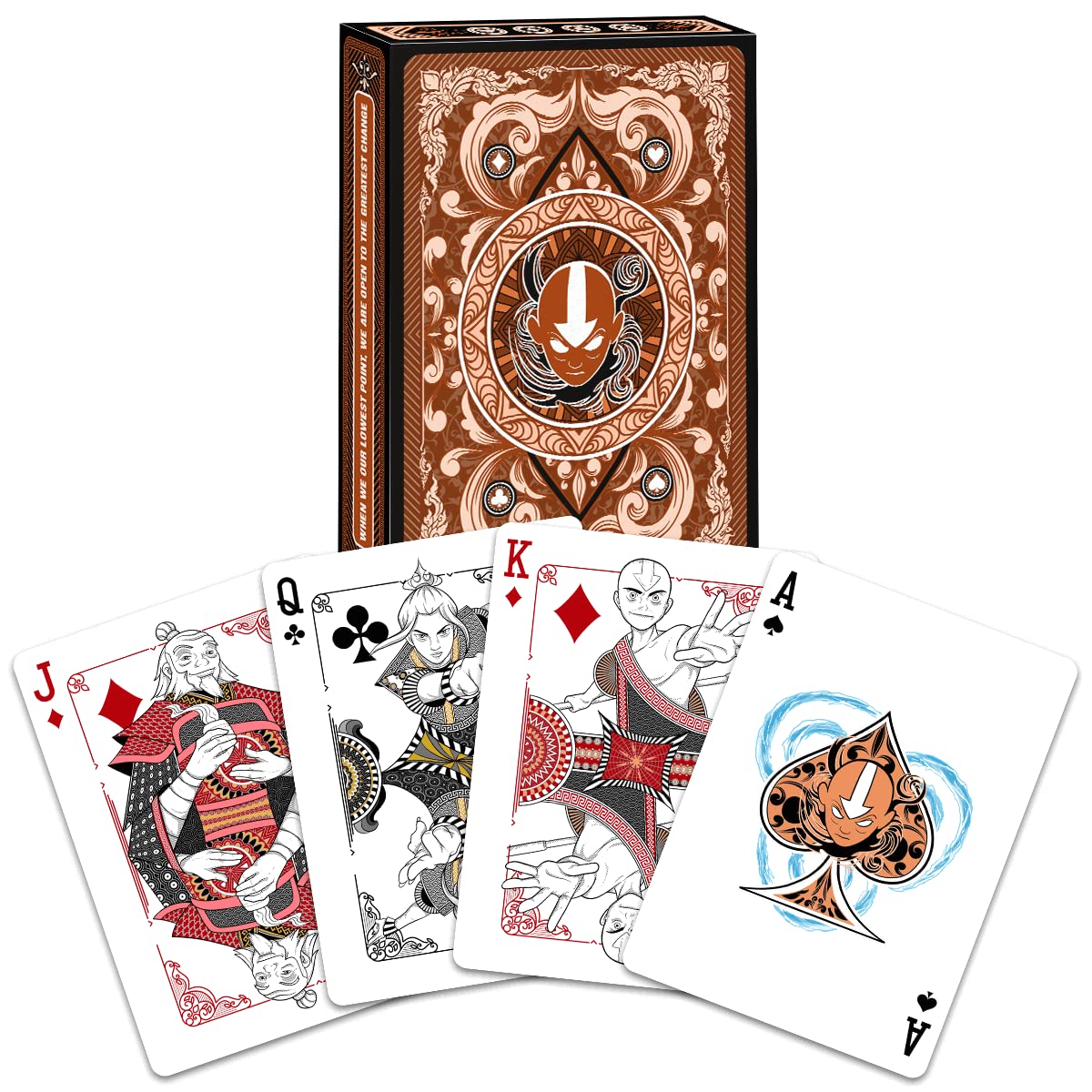 DomingosStore Airbender Deck Playing Card Themed Playing Cards for Teens Couples Adults Decorative Board Beach Cruise Camping Accessories Must Have Holiday Essentials Fancy Cool Unique Design