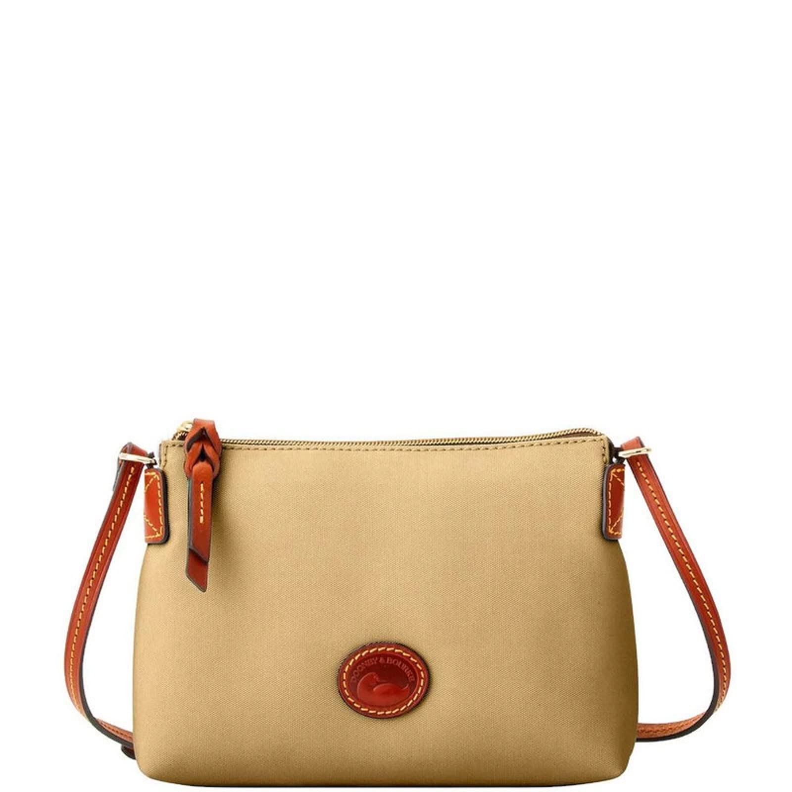 Dooney & Bourke Nylon Crossbody Pouchette Crossbody Handbag (Khaki)