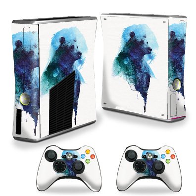 MightySkins Skin Compatible with X-Box 360 Xbox 360 S Console - Spirit Bear | Protective, Durable, and Unique Vinyl Decal wrap Cover | Easy to Apply, Remove, and Change Styles | Made in The USA
