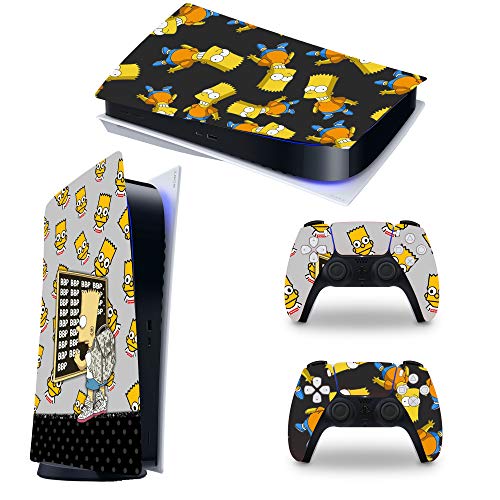 Cartoon Troll - PS5 Digital Edition Skin Console and 2 Controller, Vinyl Decal Sticker Full Cover Protective