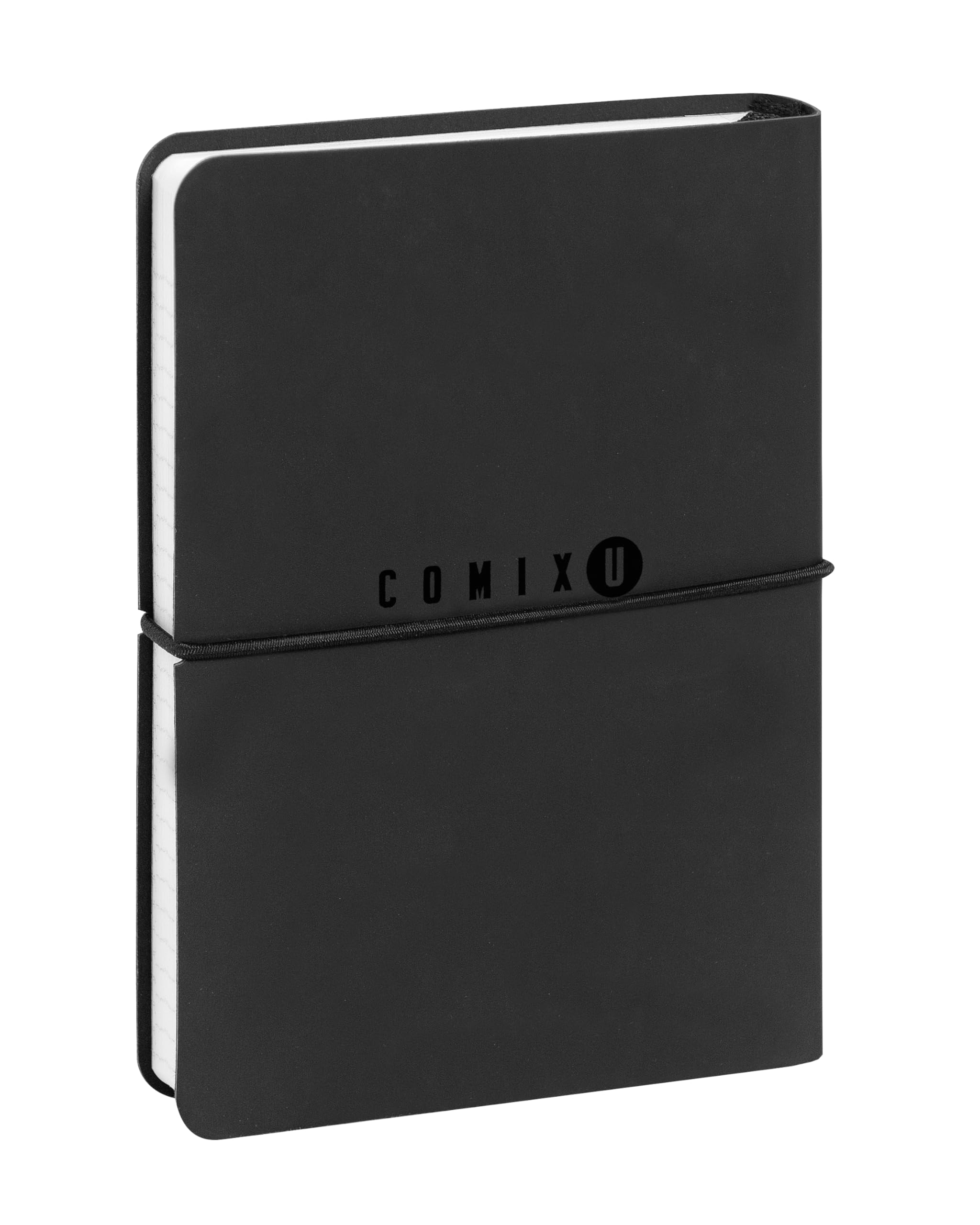 COMIX U, Mini - 2024 Daily 12 Month Diary with Calendar, Planner, Space for Notes and Notes - 11 x 15.3h cm - Black