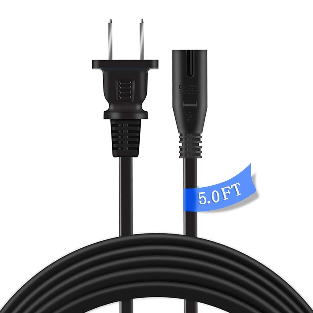 SupplySource 5ft/1.5m UL Listed AC Power Cord Outlet Socket Cable Plug Lead for Korg PA-600 Pa600 Pa600QT Pa-600QT 61-Key Professional Arranger Keyboard Workstation