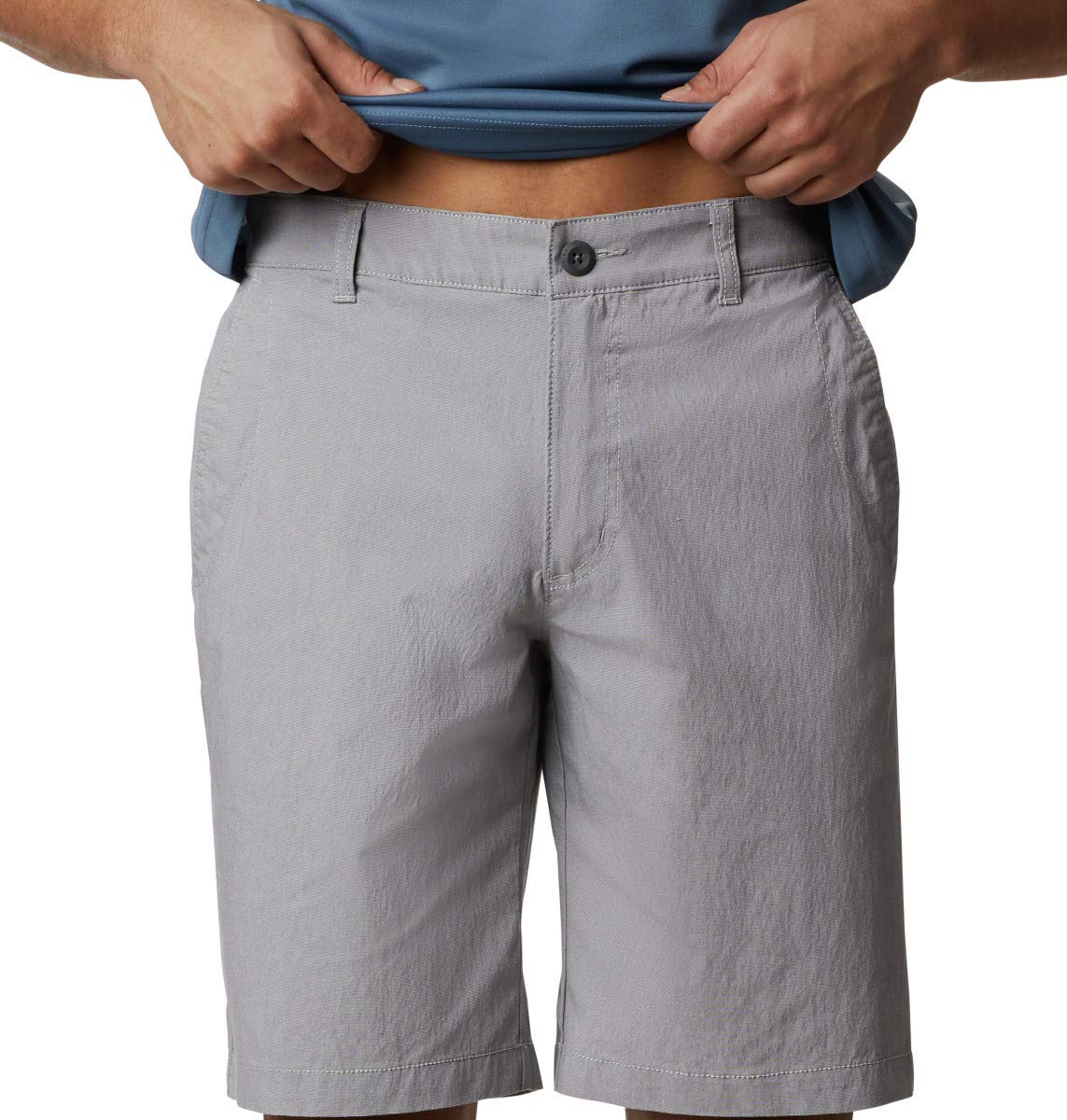 Columbia Men’s Outdoor Elements Chambray Shorts, Moisture Wicking, Sun Protection