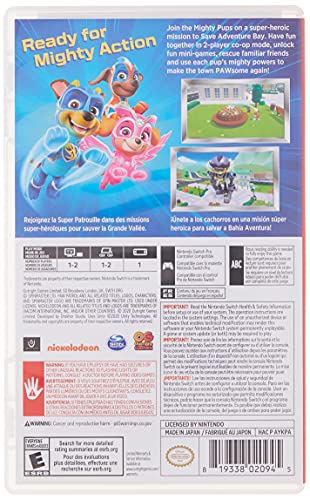 Paw Patrol Mighty Pups Save Adventure Bay - Nintendo Switch