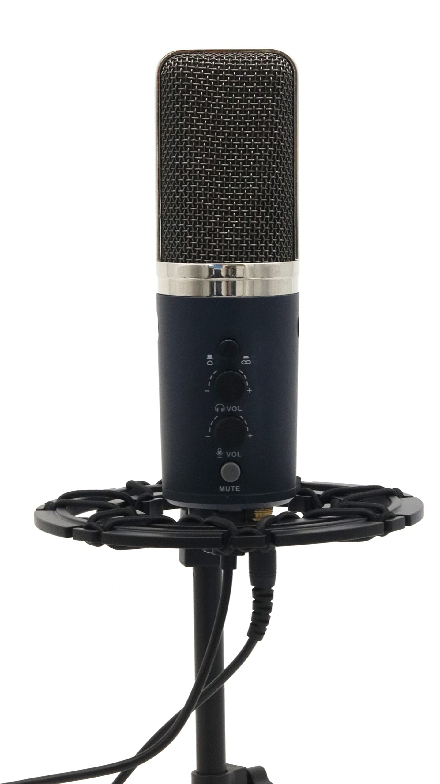 Suuntok Shock Mount Compatible With Blue Yeti, Blue Yeti X, Nano, and Blue Snowball Microphones -Black