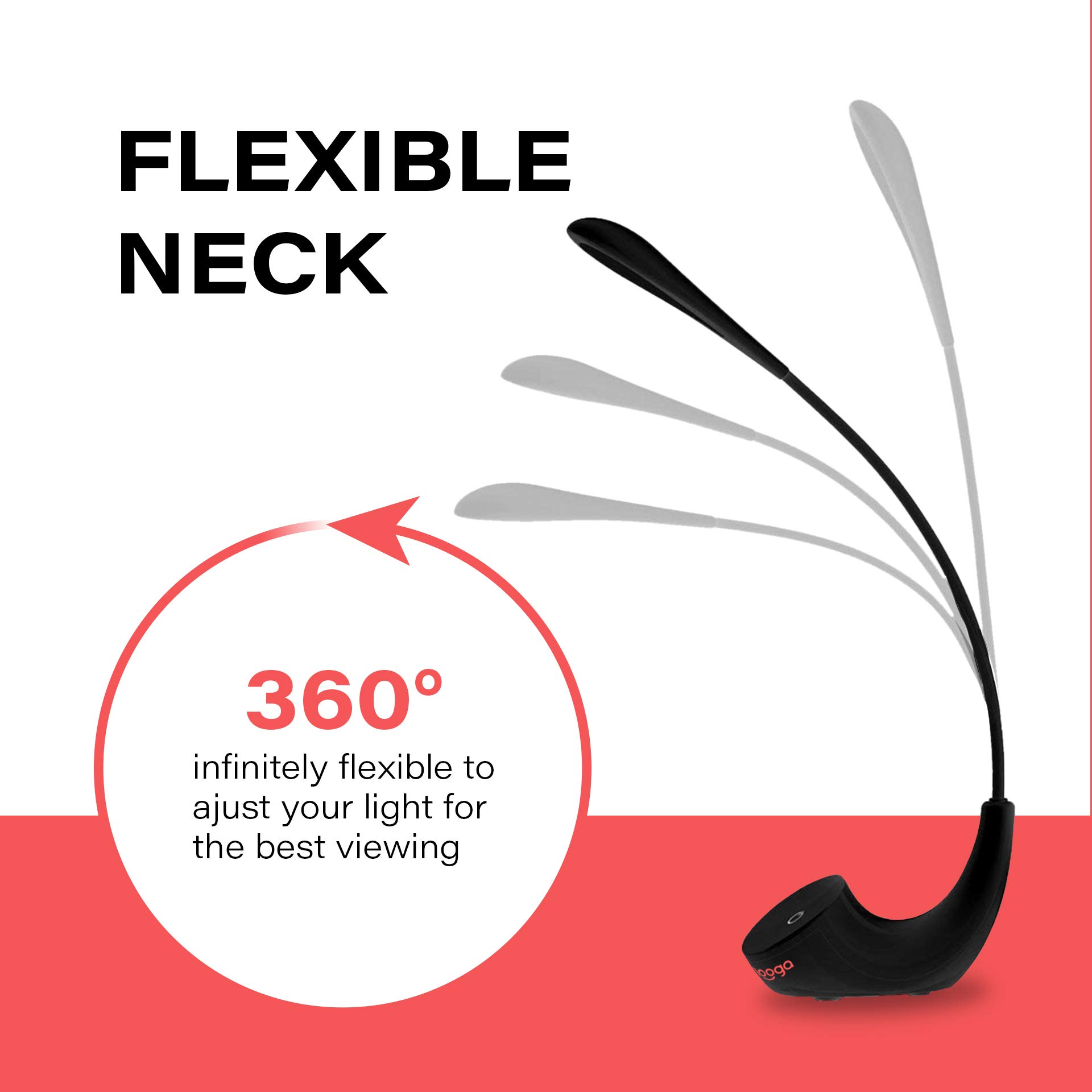Desk Lamp, Blue Light Blocking, Amber Office Lamp by Hooga. Dimmable Reading Lamp, 3 Brightness Settings Reduces Eye Strain. 1600K Warm LEDs for Working at Night. Rechargeable 1000mAh Battery. Black