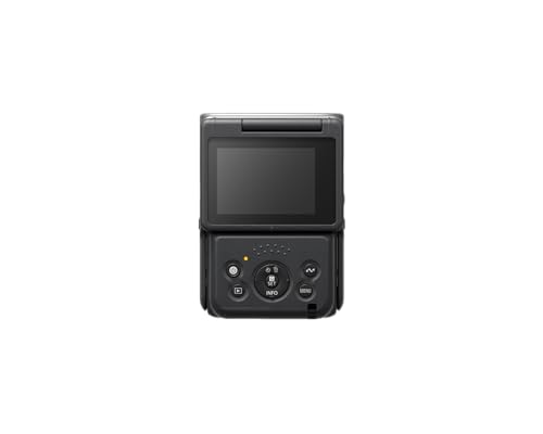 Canon PowerShot V10 Vlog Camera for Content Creators, 19mm Wide-Angle Lens, 1" CMOS sensor, 4K Video, Face-tracking, Built-in Microphone, Image Stabilization, Webcam, Live Streaming, Silver