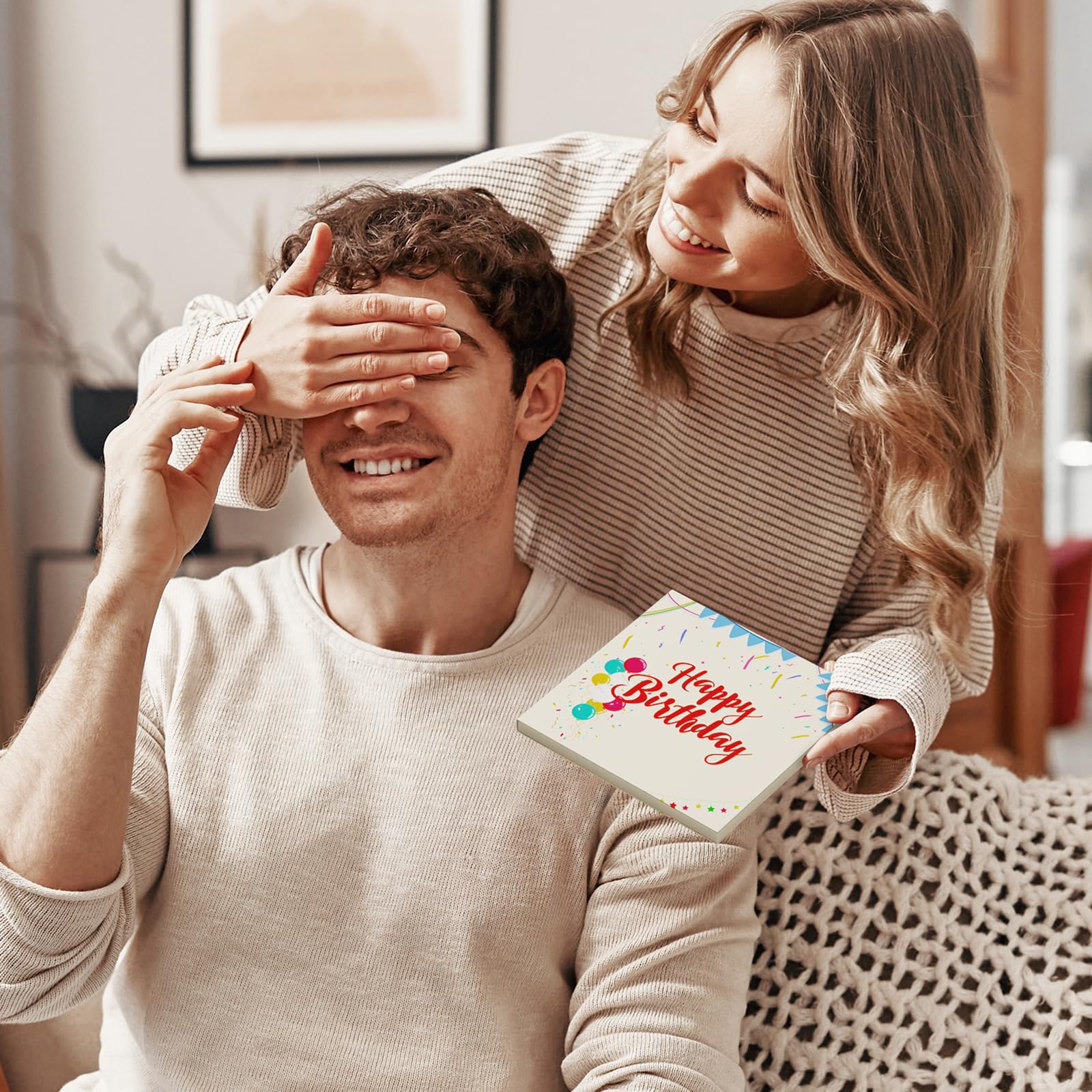 Customisable Happy Birthday Video Greeting Card β 4.3" LCD Display, Rechargeable, Built-in Speaker, DIY Gift for Friends and Family