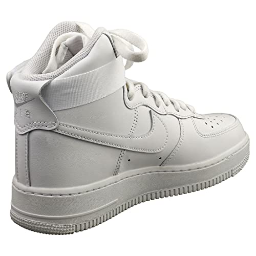 Nike Women's Air Force 1 High Triple White White/White-White (DD9624 100) - 7.5