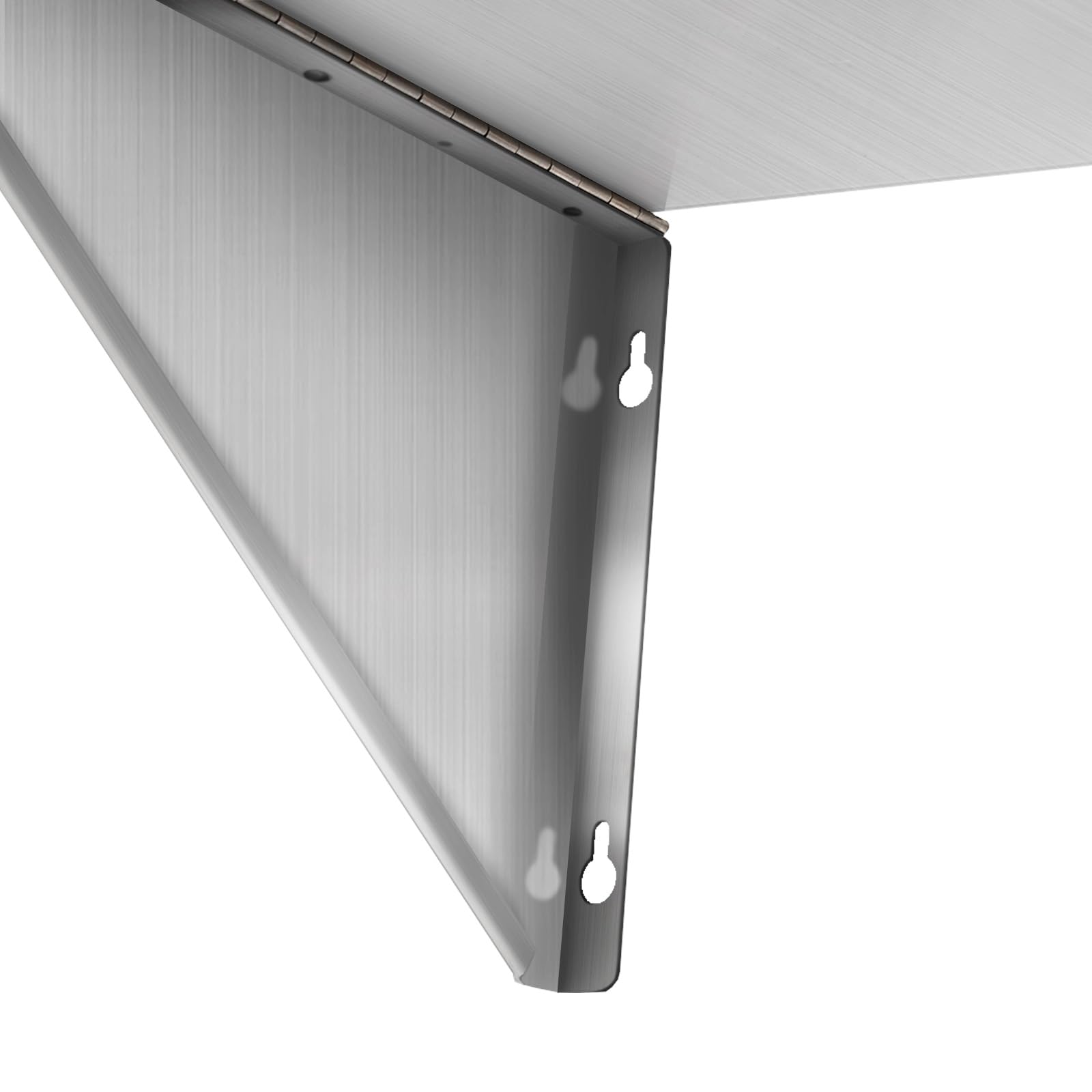 GUDESEN Wall Mounted Stainless Steel Shelf 60β x 18β Shelving for Restaurant,Kitchen,Garage,Home and Hotel
