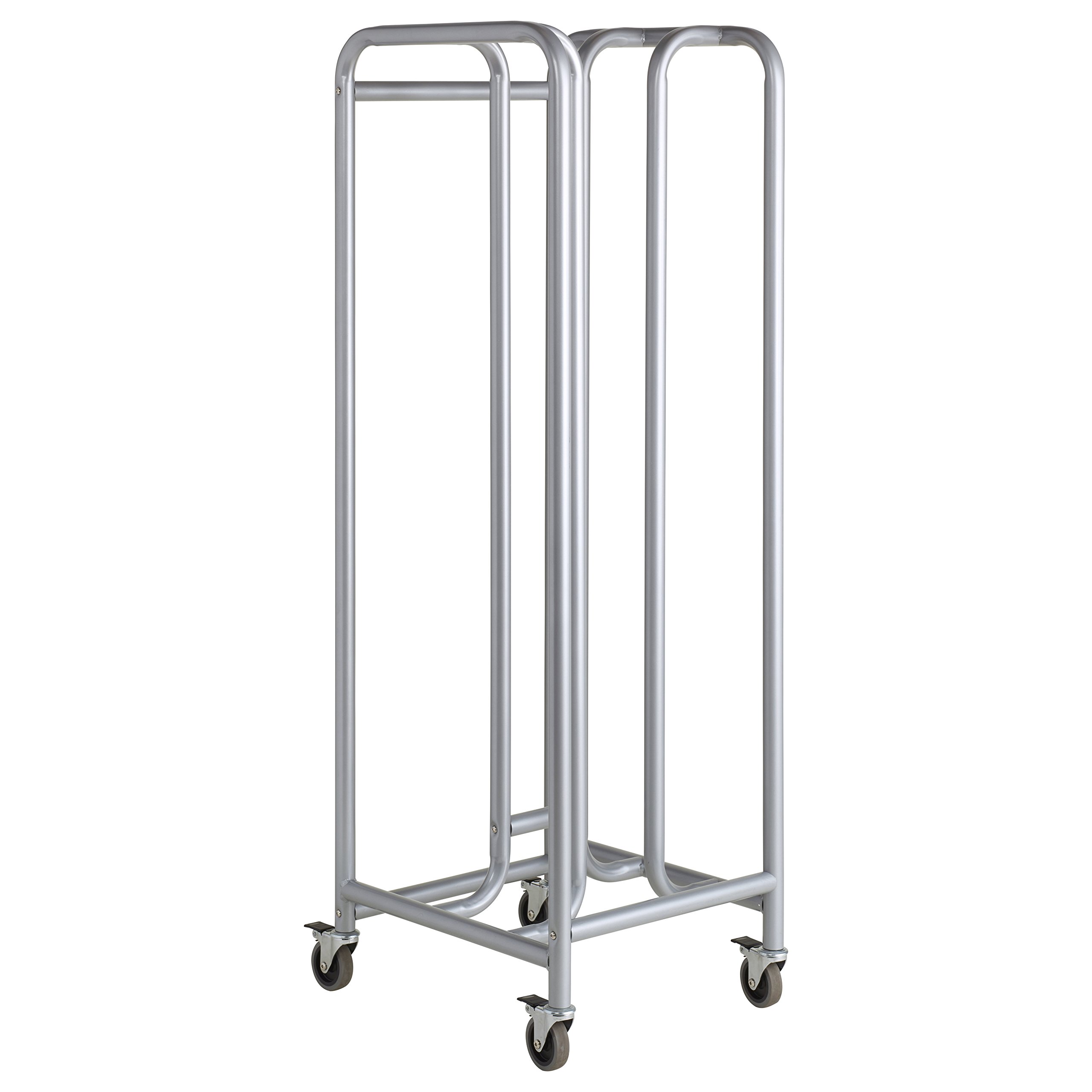 ECR4Kids The Surf Storage Rack, Classroom Furniture, Silver, 30-Piece