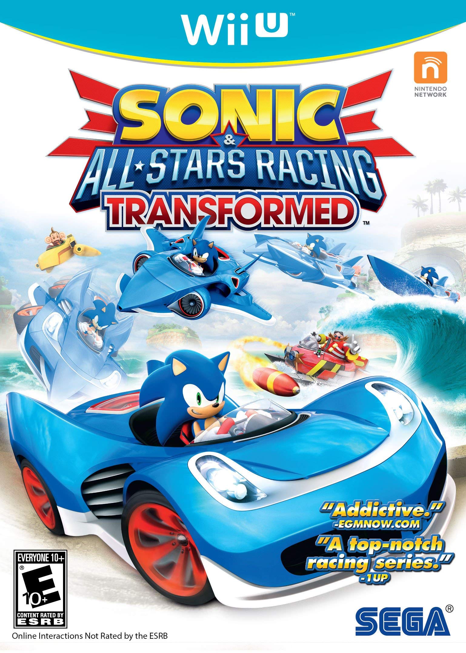Sonic & All-Stars Racing Transformed (Nintendo Selects) - Nintendo Wii U (Renewed)