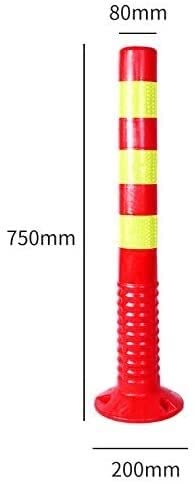 GOOFFY Parking Post, Parking Barrier, for Parking Lot Plastic Parking Bollards for Traffic Cones in Lanes Without Commercial Or Private Parking Spaces Parking Bollards Parking (Size : 750x80mm)