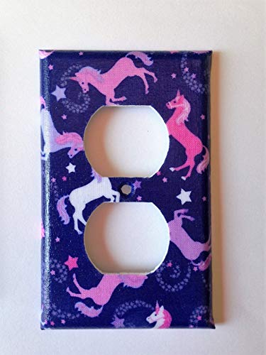 Unicorn Light Switch Cover Various Sizes Offered