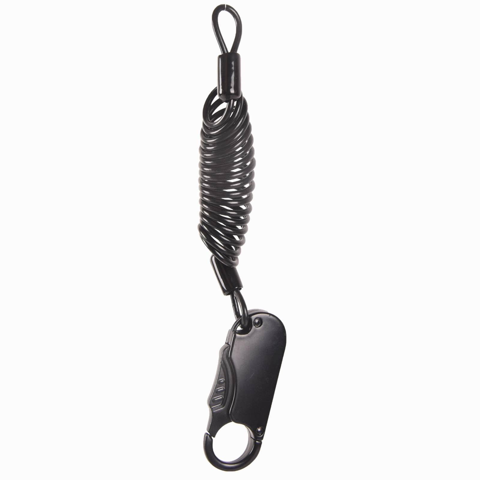 Doppy Helmet Lock Helmet Bike/Motorcycle Lock Cable Anti-Theft Bicycle Locks Combination Lock Cycling Cable Lock(Black)
