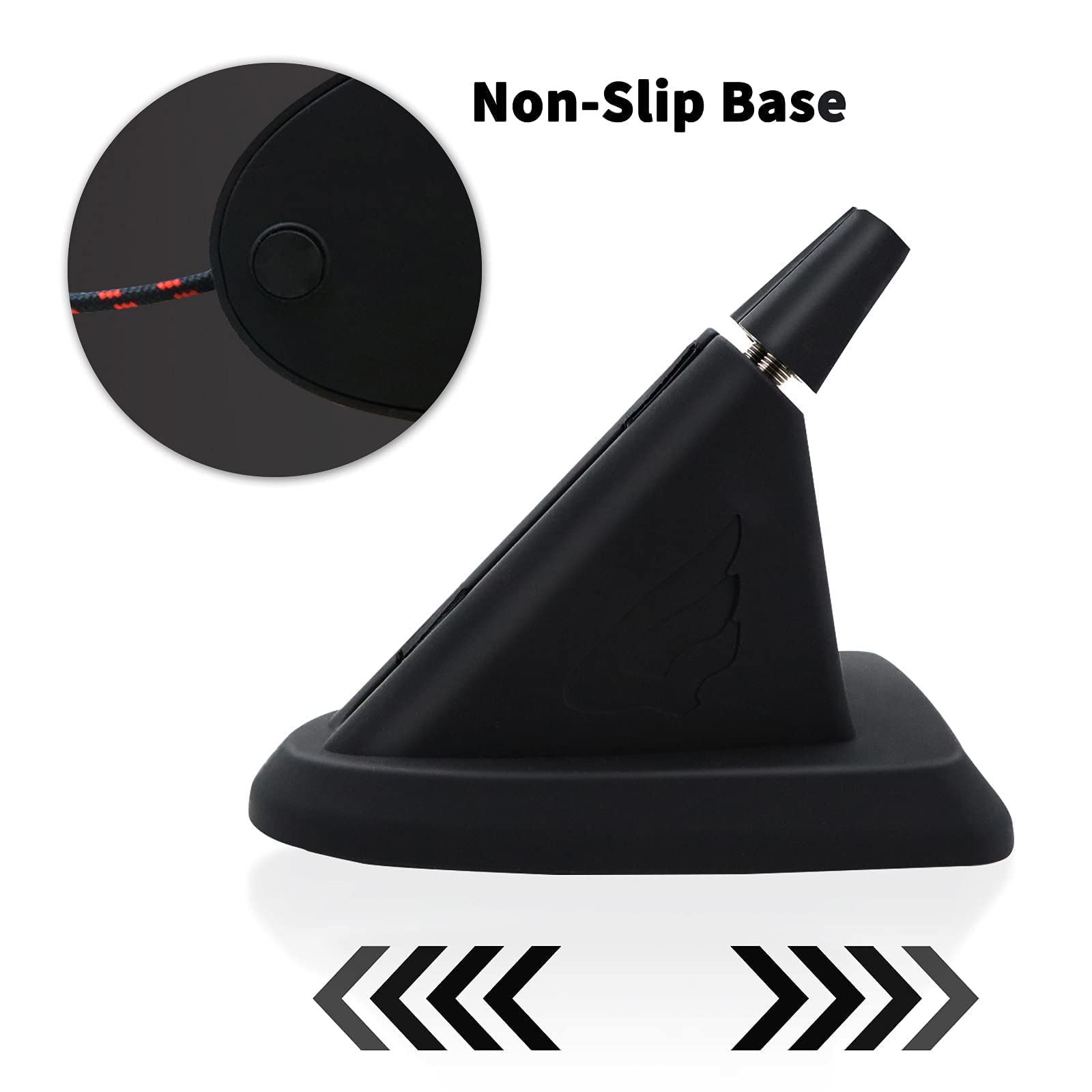 CHNFUWEI Gaming Mouse Bungee Mouse Wire Holder Flexible Adjustable Spring Heavy Non-Slip Rubber Feet Pc Mouse Cable Stand Esports Game Mouse Management Fixer for All Regular Corded Mouse