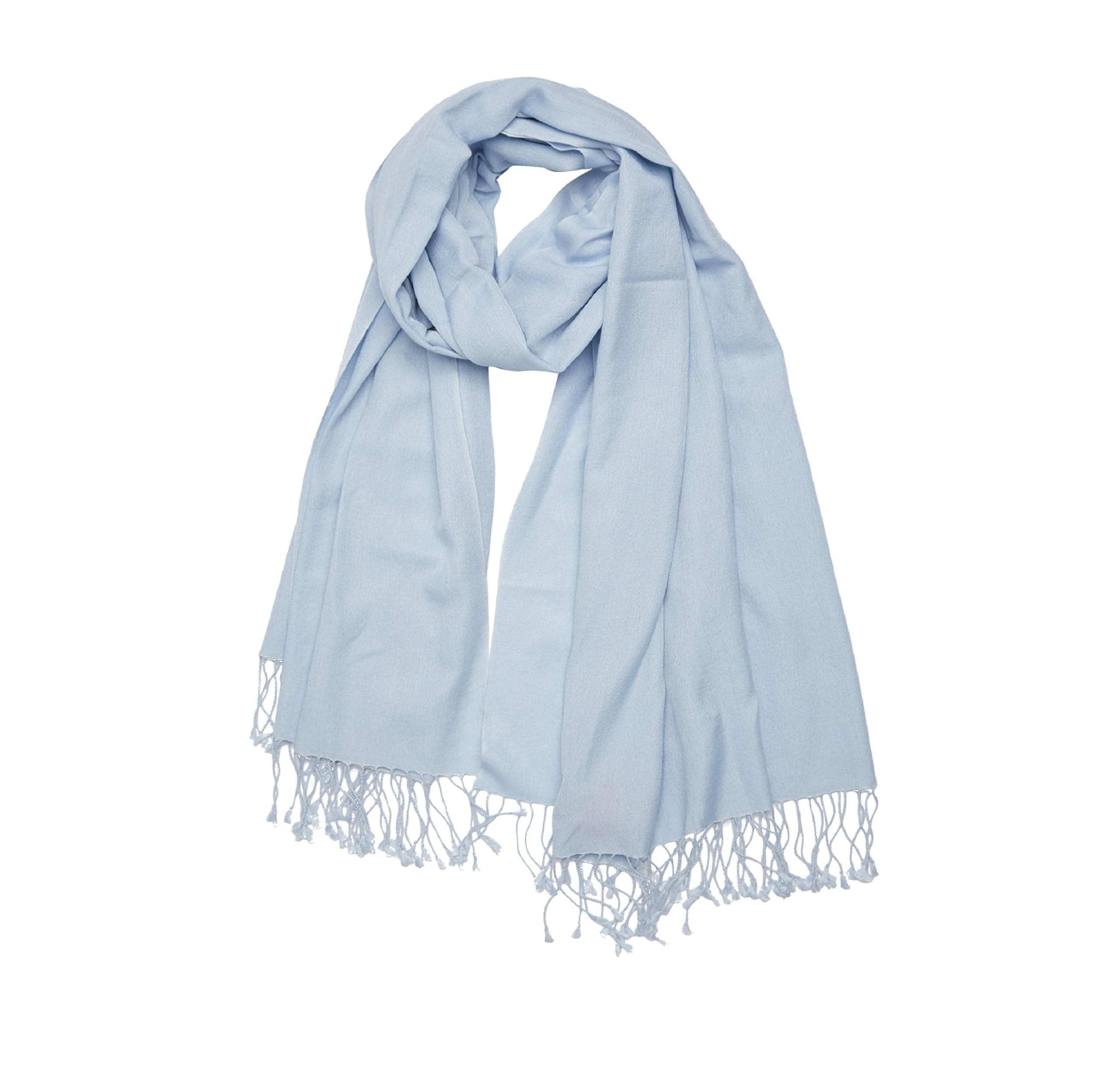 Cashmere Boutique 70% Cashmere and 30% Silk Pashmina Shawls for Women - Luxury Lightweight, Soft and Warm - 36" x 80"