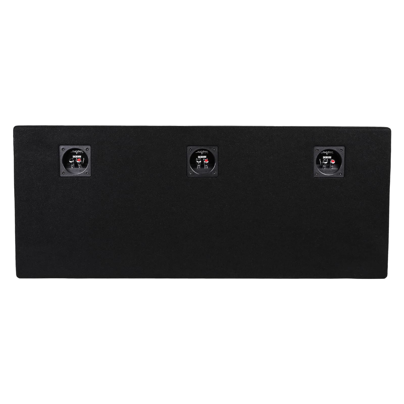 Skar Audio SK3X10V Triple 10" Universal Fit Ported Subwoofer Enclosure with Angled Rear Firing Design