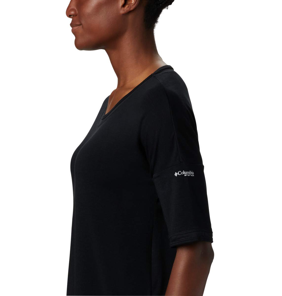 Columbia Women’s PFG Slack Water Knit 3/4 Sleeve Shirt, Sun Protection