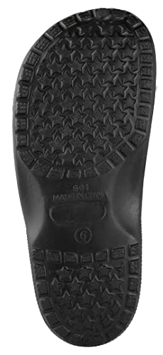 Juicy Couture Womens Slip On Mule - Indoor Outdoor Clogs - Lightweight and Comfortable Shoes with Stylish Rhinestone Design -Cruz Black-6