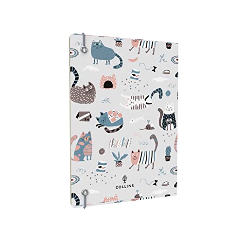 Collins Maru 2024 Diary A5 Week To View Cut Flush Diary - Lifestyle Planner and Organiser for Office, Work, Personal and Home - January to December 2024 Diary - Weekly - Cats - MR153.CT-24