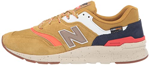 New Balance Men's 997H V1 Classic Sneaker, Gold Moss/Black, 9