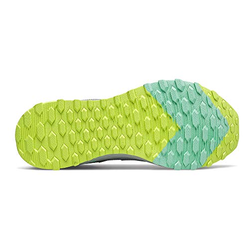 New Balance Women's Fresh Foam Arishi Trail V1 Running Shoe, Light Aluminum/Black/Neo Mint, 6.5 Wide