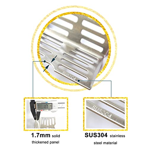Floor drain Corner Stainless Steel Side Drain Floor Balcony Wall L-Shaped Horizontal Drainage Anti-Corrosion Rust Wear Durable Metal Material