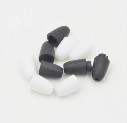 Sopeace 50pc Break Away Safety Clasp for Teething Necklaces and Bracelets Plastic Breakaway Clasps for Necklace (Black)