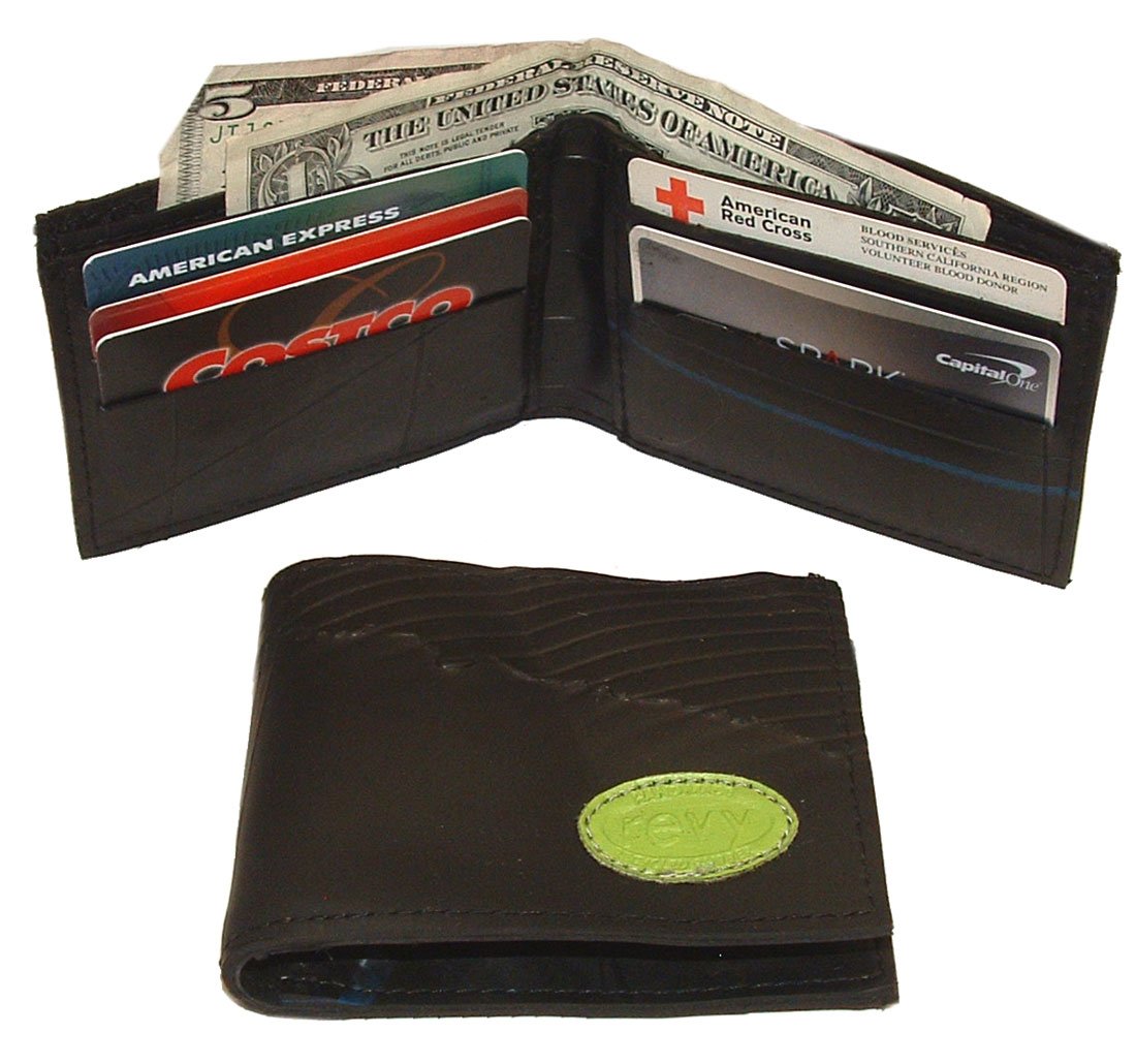 Recycled Rubber Tire Wallet with Logo - Fair Trade.