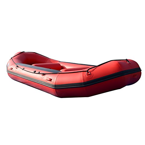 BRIS 1.2mm 13ft Inflatable White Water River Raft Inflatable Boat FloatingTubes