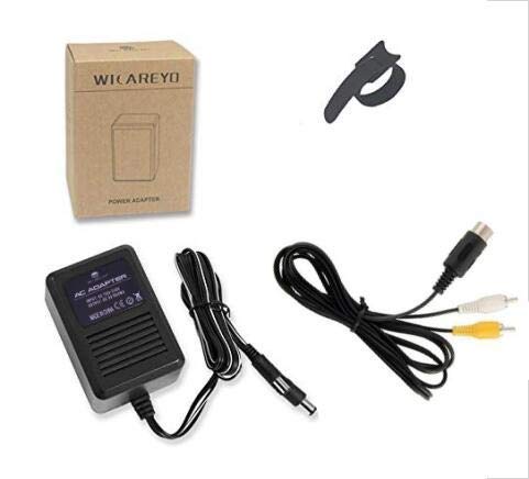 WICAREYO AC Power Adapter Wall Charger Power Supply with AV Cable for