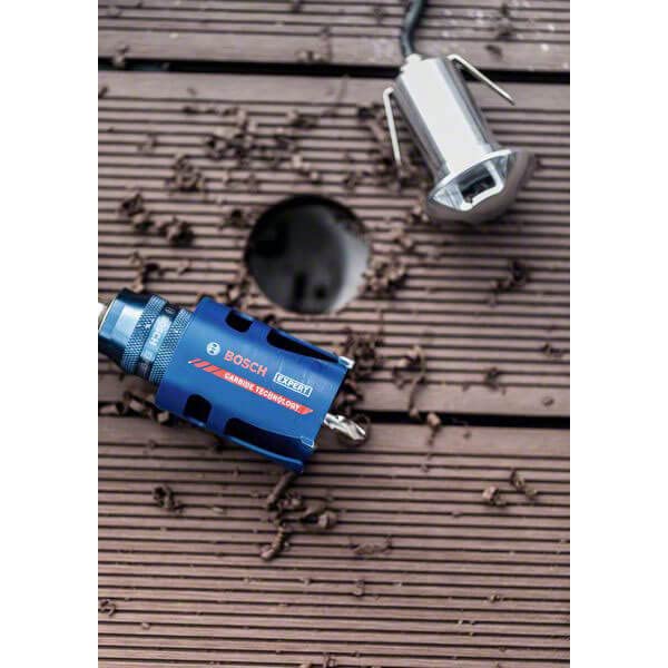 Bosch Professional 1x Expert Construction Material Hole Saw (Ø 35 mm, Accessories Rotary Impact Drill)