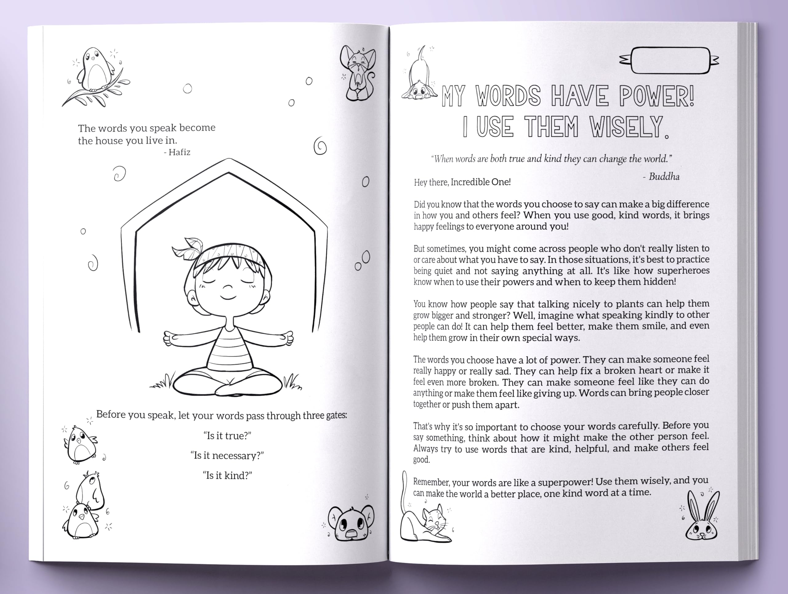Mindful Affirmations and Activities: A Kid’s guide with 50 Positive Mantras and Activities to Manage Emotions, Grow Mindful, Strong and Confident (Hey Girl!)