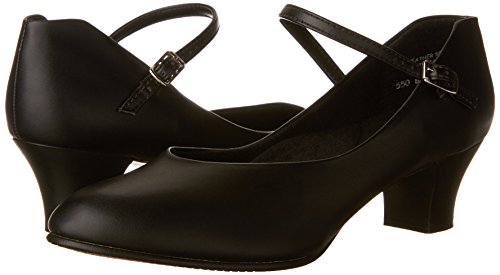 Capezio Women's Jr. Footlight Character Shoe,Black,6.5 M US