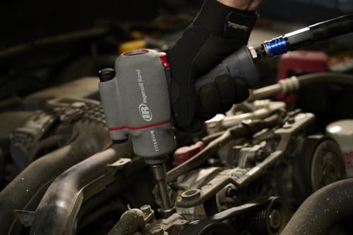 Ingersoll Rand 2115TiMAX 3/8" Air Impact Wrench, 300 ft-lbs Torque, Titanium Hammer Case, Friction Ring Retainer, Pistol