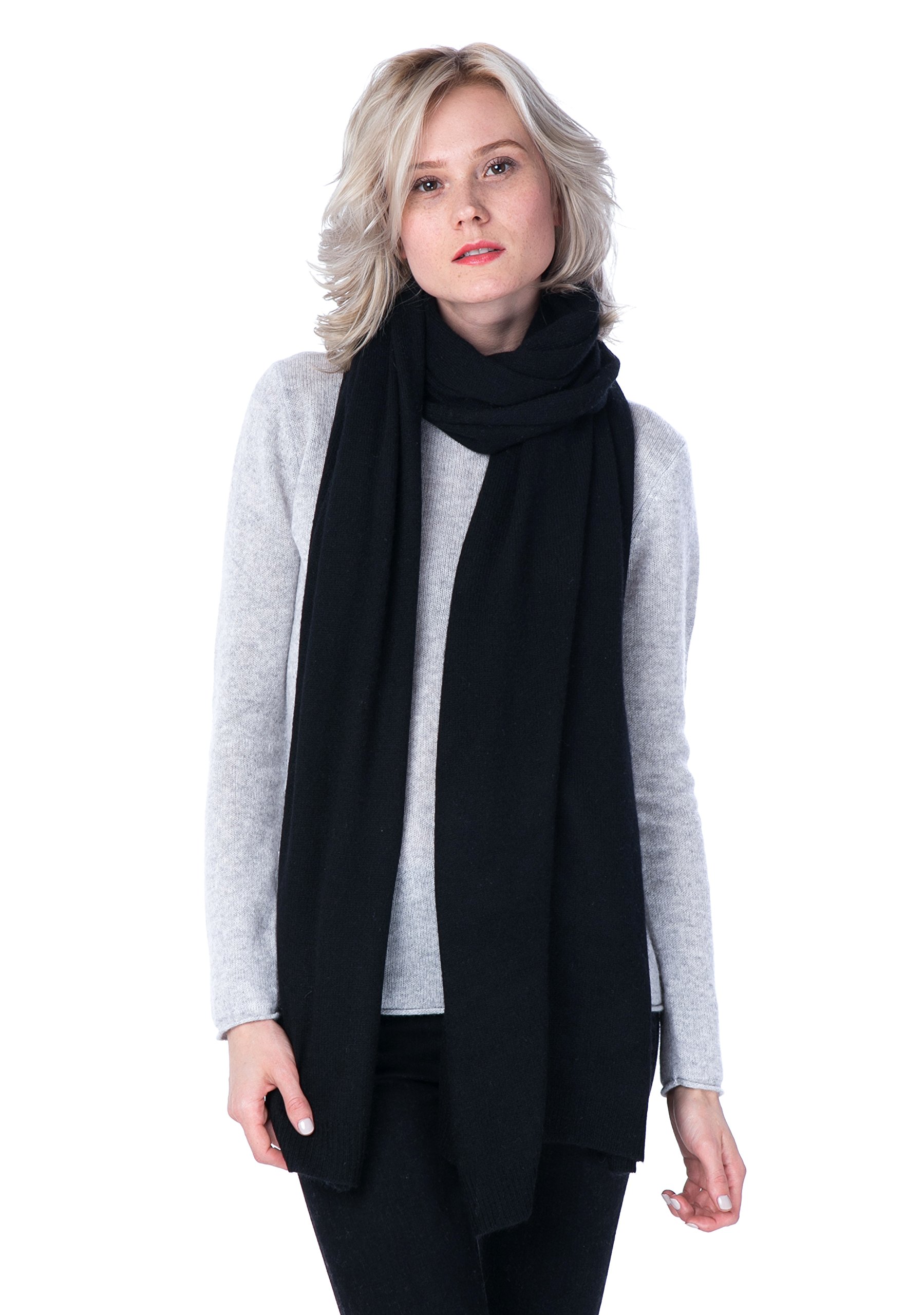 cashmere 4 U 100% Pure Cashmere Wrap Shawl- Extra Large Stole Scarf for Woman