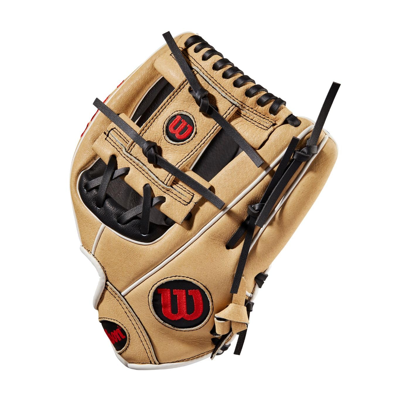 Wilson 2022 A450 11.5" Infield Baseball Glove - Black/Blonde, Right Hand Throw