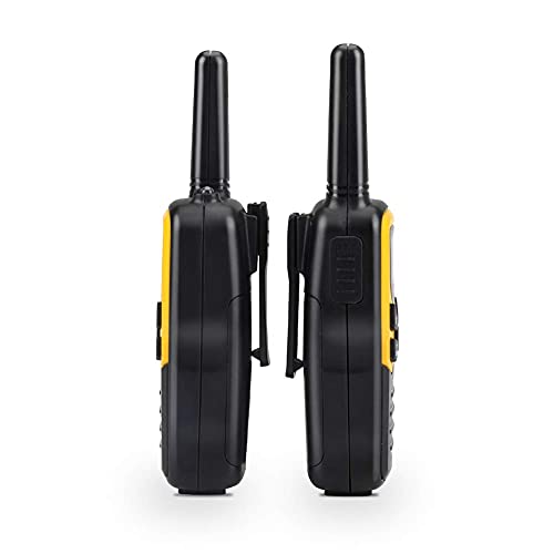 Walkie Talkies with 22 FRS Channels, MOICO Walkie Talkies for Adults with LED Flashlight VOX Scan LCD Display, Long Range Family Walkie Talkie Radios for Hiking Camping Trip (Yellow, 10 Pack)