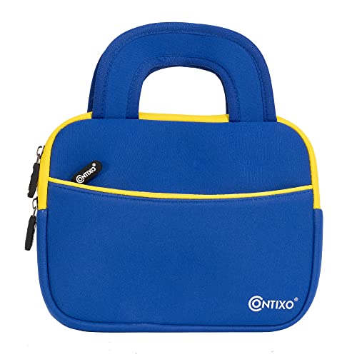 Contixo V8 Kids Tablet, 7" Kids Learning Tablet Bundle - Parental Control, WiFi Dual Camera, Teacher Approved Tablet for Kids, Kids Bluetooth Headphone & Tablet Bag Set