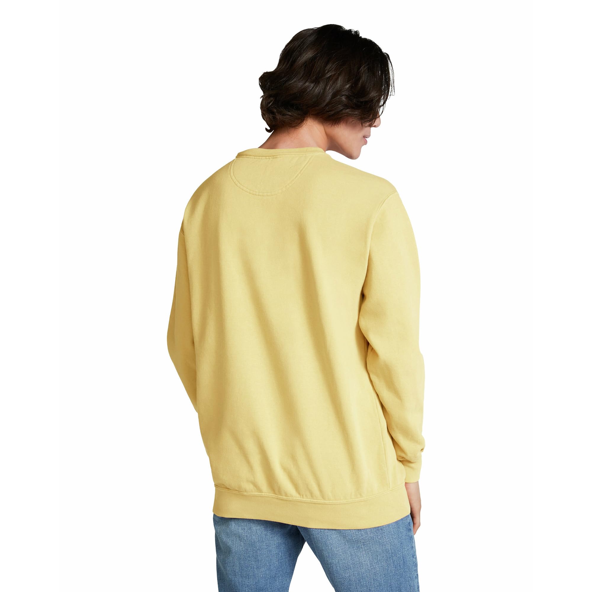 Comfort Colors Adult Crewneck Sweatshirt, Style G1566, Butter, Large