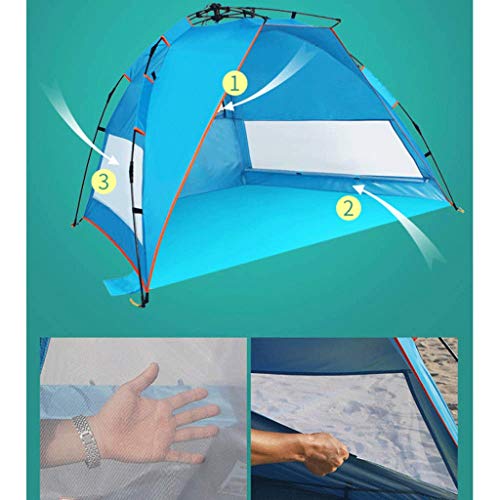 CUJUX Backpacking Tent, Instant Pop Up Tent, 2-3 Person, Lightweight Camping Tent for Outdoor Hiking, Climbing, Travel