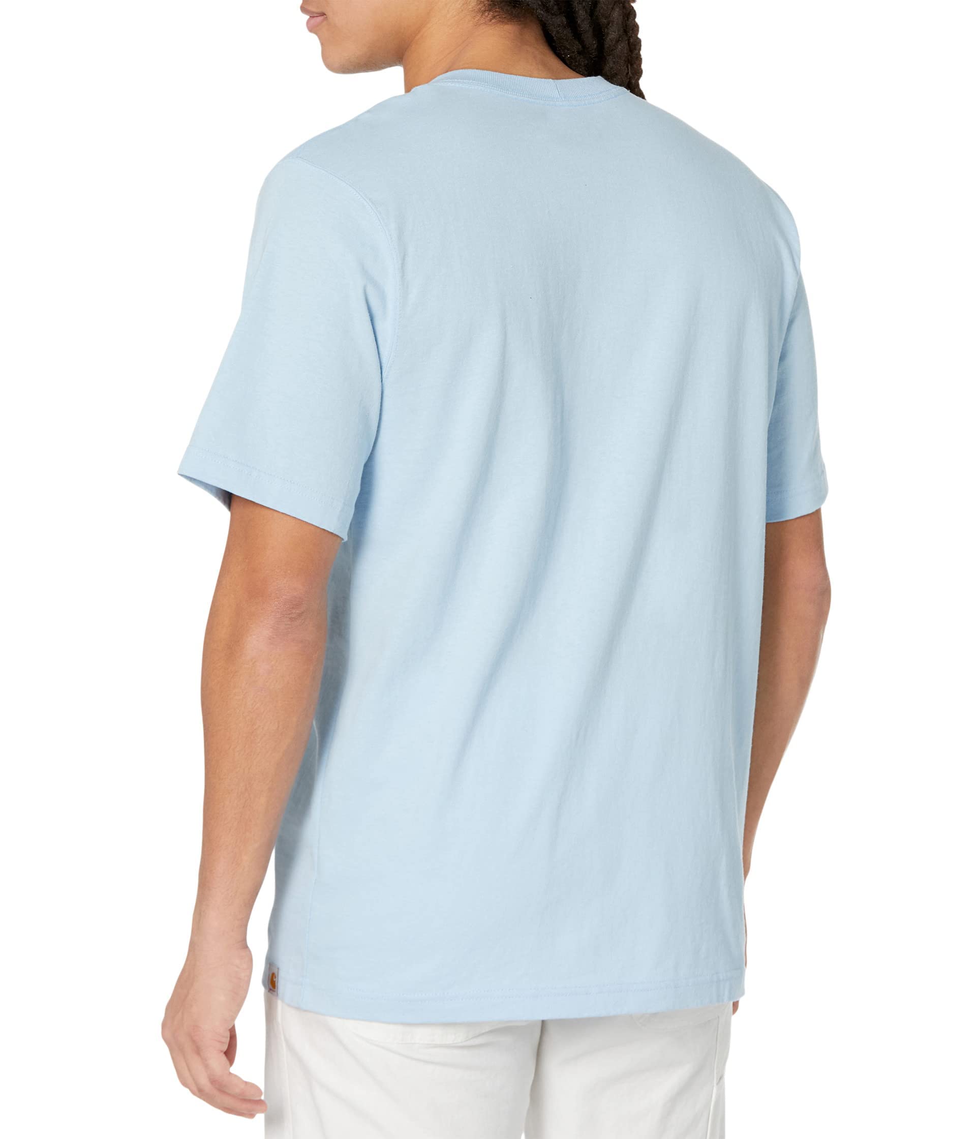 Carhartt Men's 105754 Relaxed Fit Heavyweight Short-Sleeve Outdoors Graphic T-S - Large Regular - Moonstone