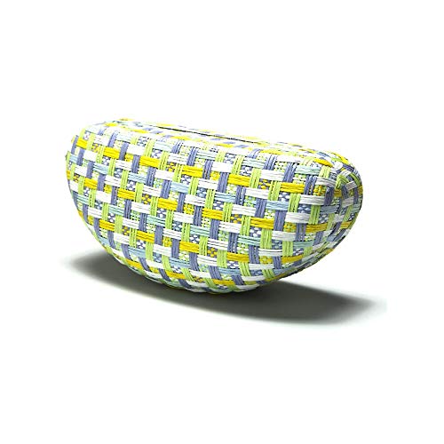 Clam Shell Hard Case Protective Box Cover For Sunglasses Eyeglasses Multi Color (Green-Yellow-Blue-White)