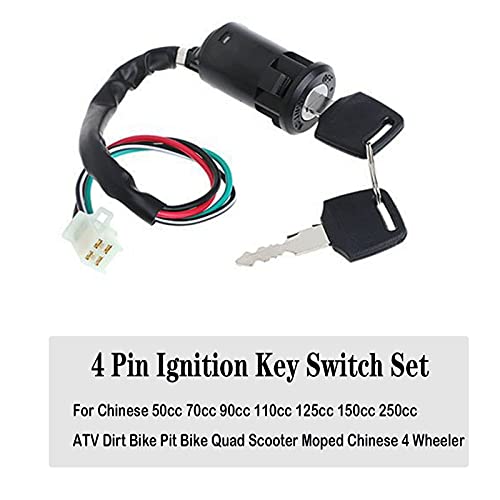 Complete Wiring Harness Kit ATV Wire Harness for Taotao Chinese 4 Wheeler 50cc 70cc 110cc 125cc Pit Quad Dirt Bike Parts with Electrics Stator Coil CDI Solenoid Relay by BOOTOP PIN