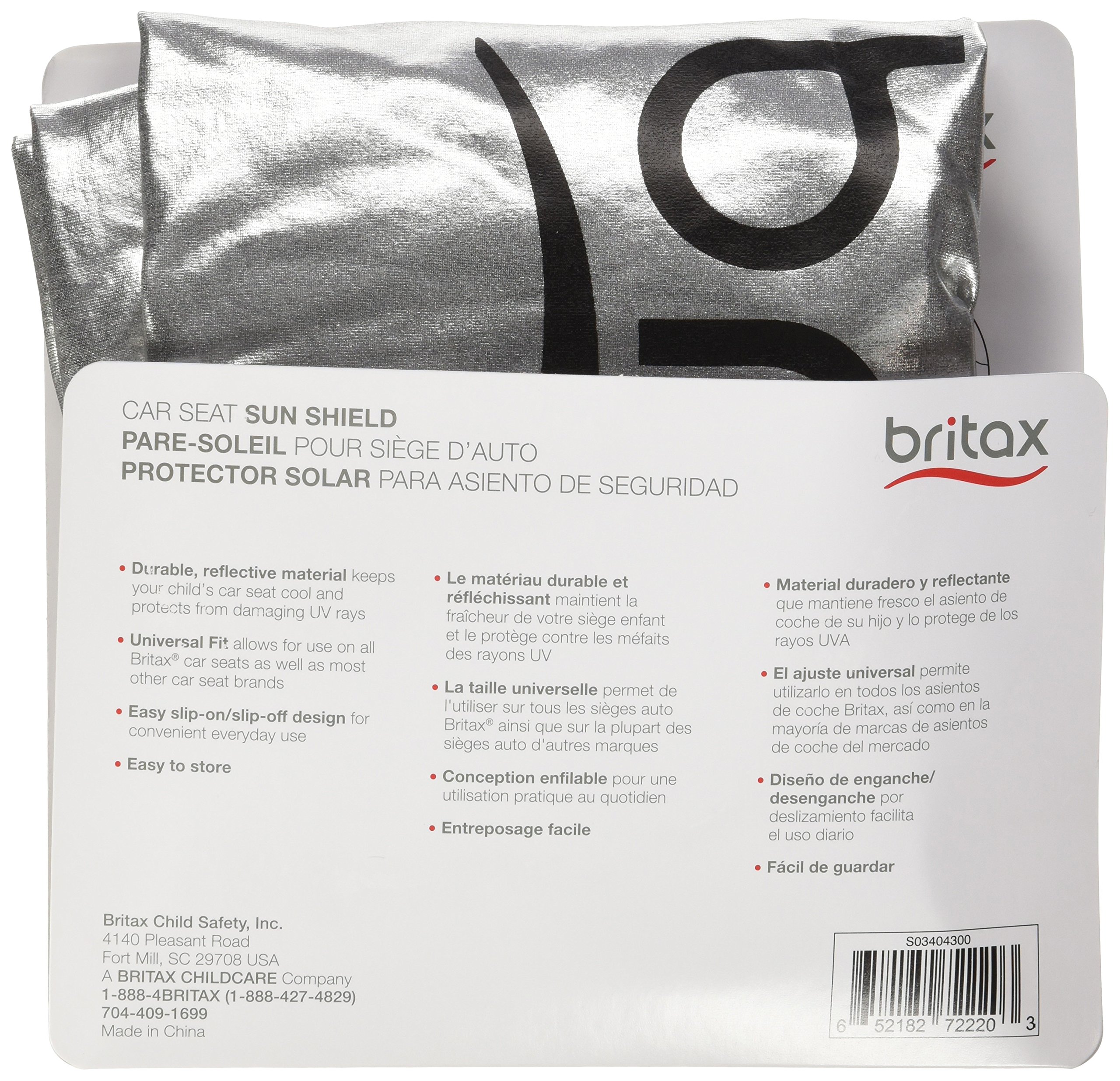 Britax Car Seat Sun Shield | UV Protection Keeps Car Seat Cool + Easy Install and Removal