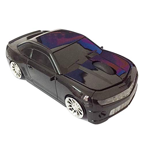 Wireless Mouse Sports Car Mouse Computer Optical Mice for Computer PC Laptop MAC (Black)