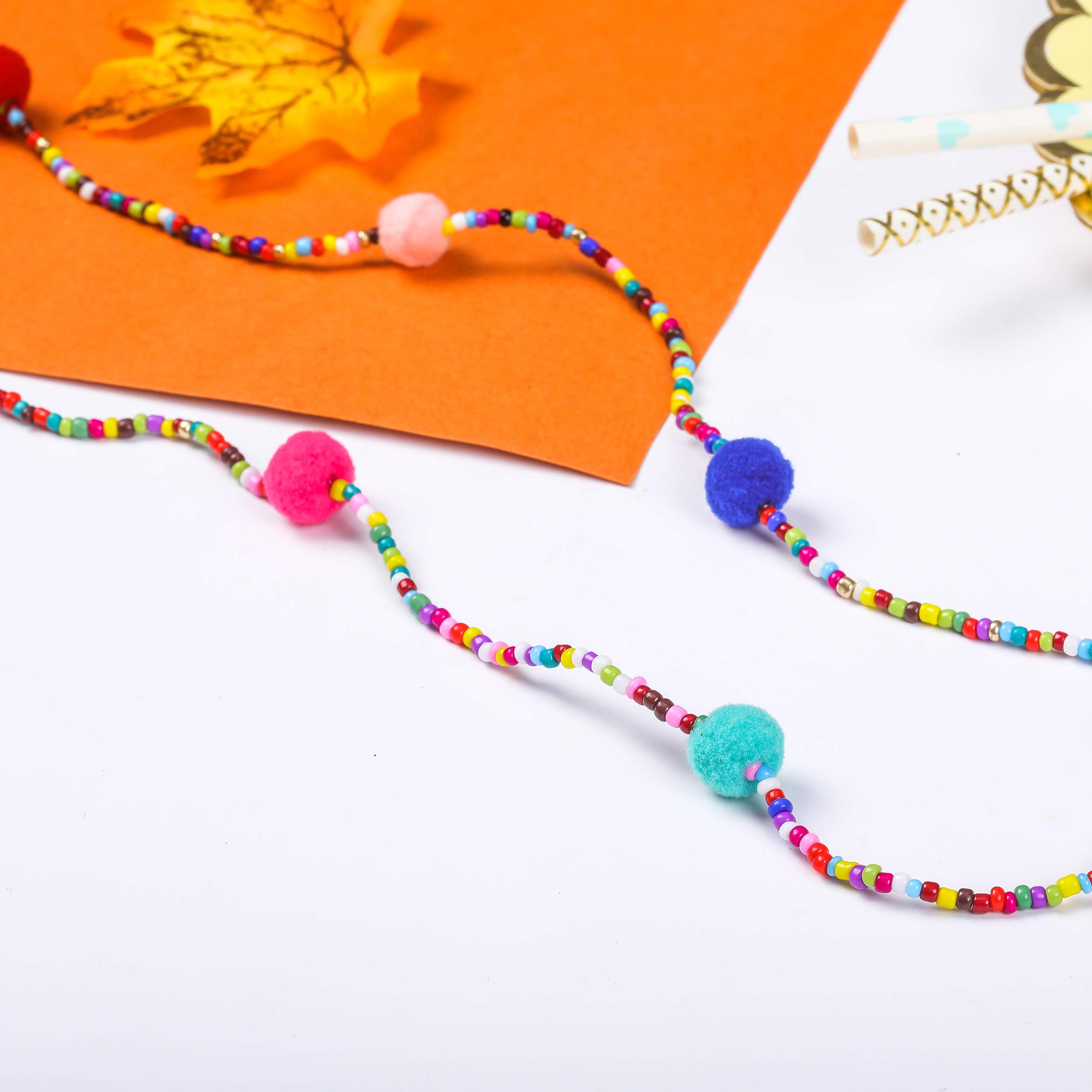 Cherish Intelligence Colorful Eyeglass Chains for Kids Women, Reading Glasses Strap Necklace Sunglass Holder 123