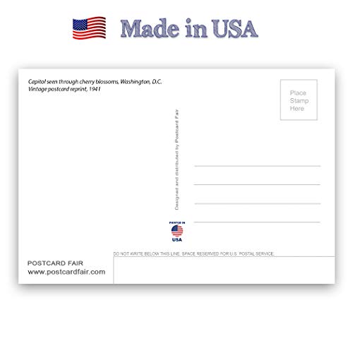 WASHINGTON DC VINTAGE REPRINTS postcard set of 20 postcards. Set of 20 identical post cards. Made in USA.