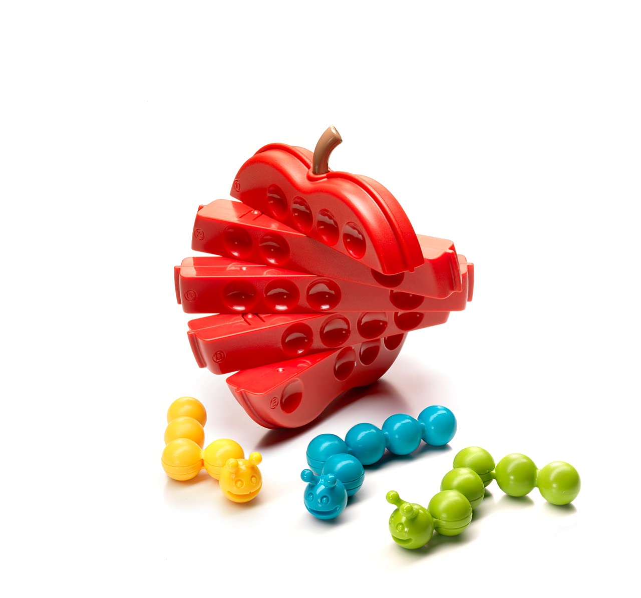 SmartGames Apple Twist Travel Puzzle Game with 60 Challenges for Ages 5 - Adult